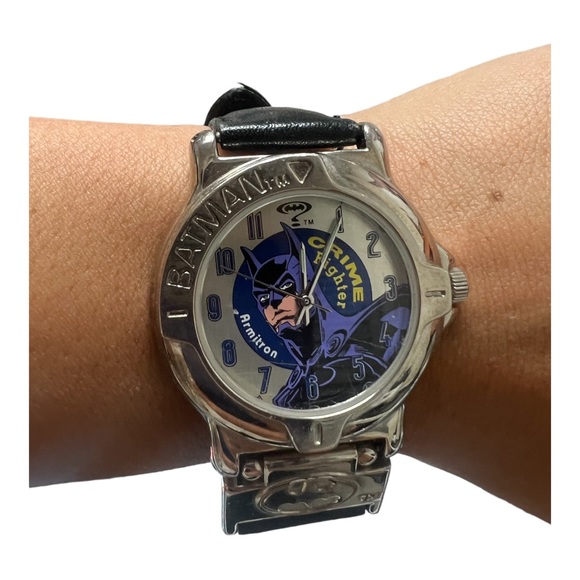 Batman | Accessories | Vintage Dc Comics Batman Armitron Crime Fighter ...
